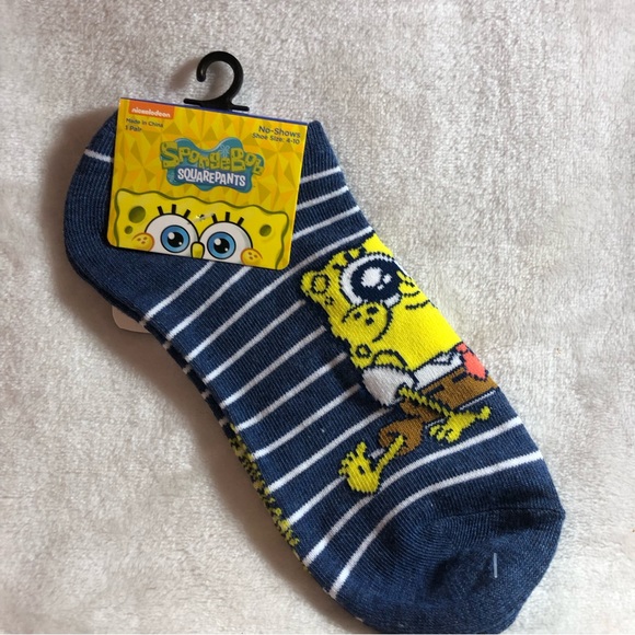Nickelodeon | Accessories | Nickelodeon Spongebob Squarepants No Shoe ...
